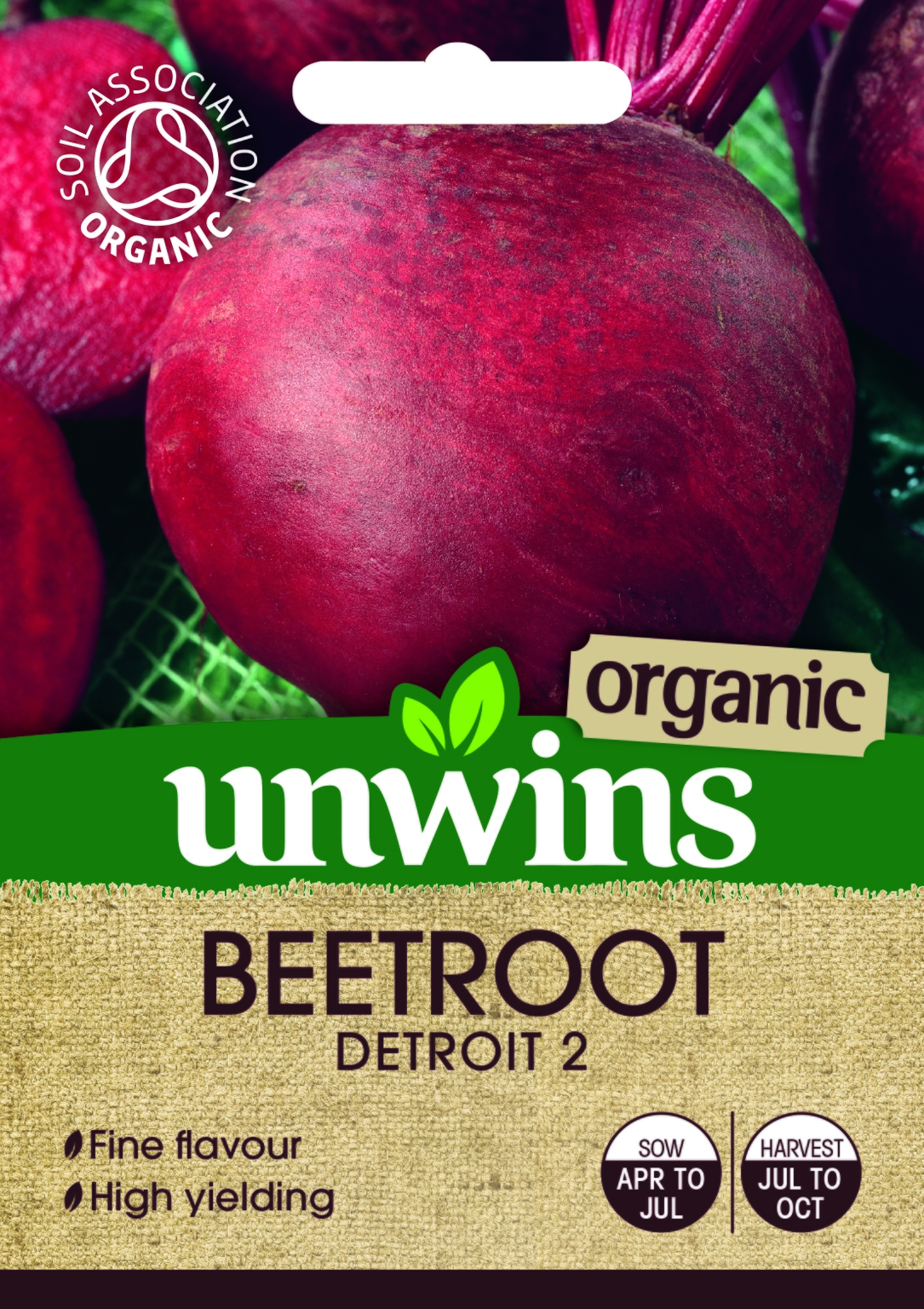 Beetroot (Round) Detroit 2 (Organic) - Jones Garden Centre