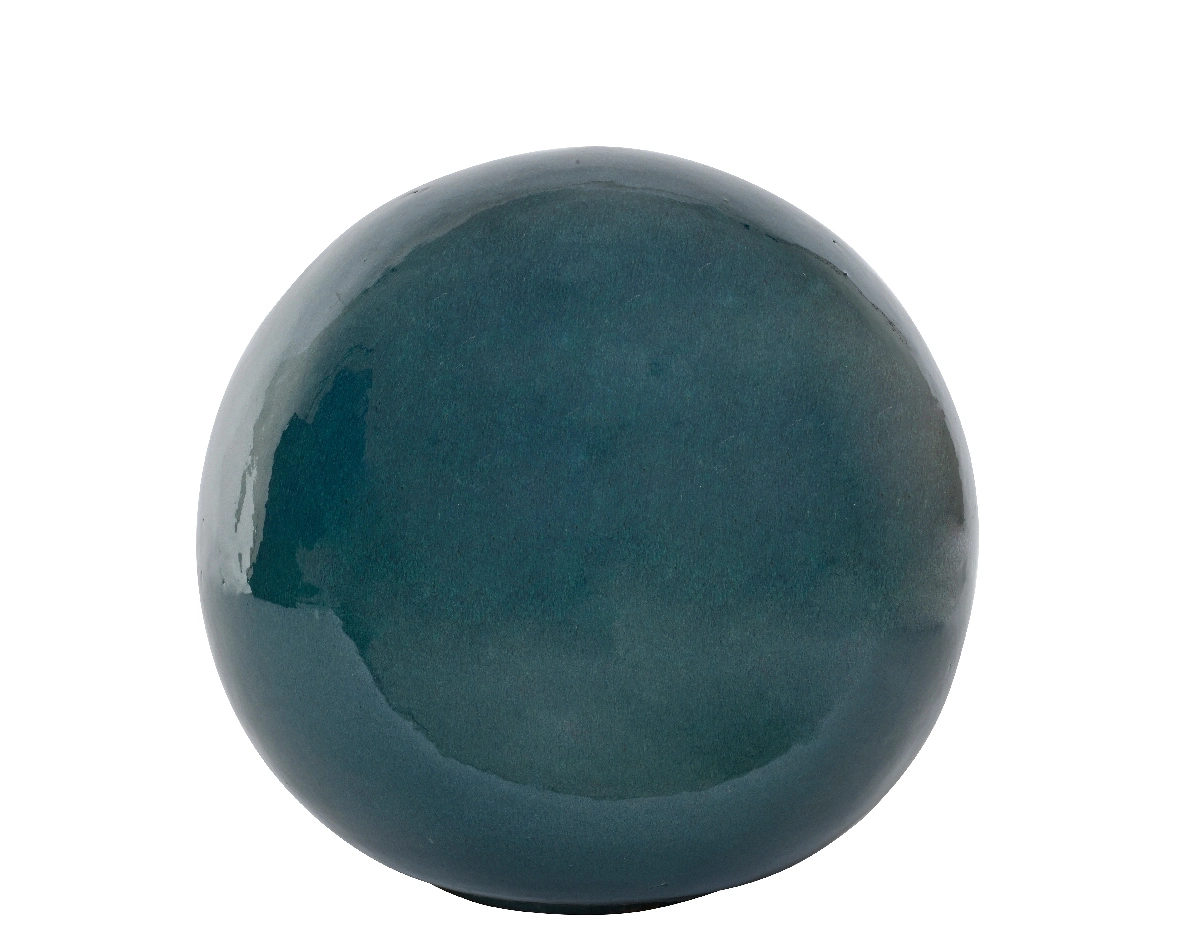 Carmen Ball Terracotta Clay Indoor And Outdoor dia28.00cm blue - Jones ...