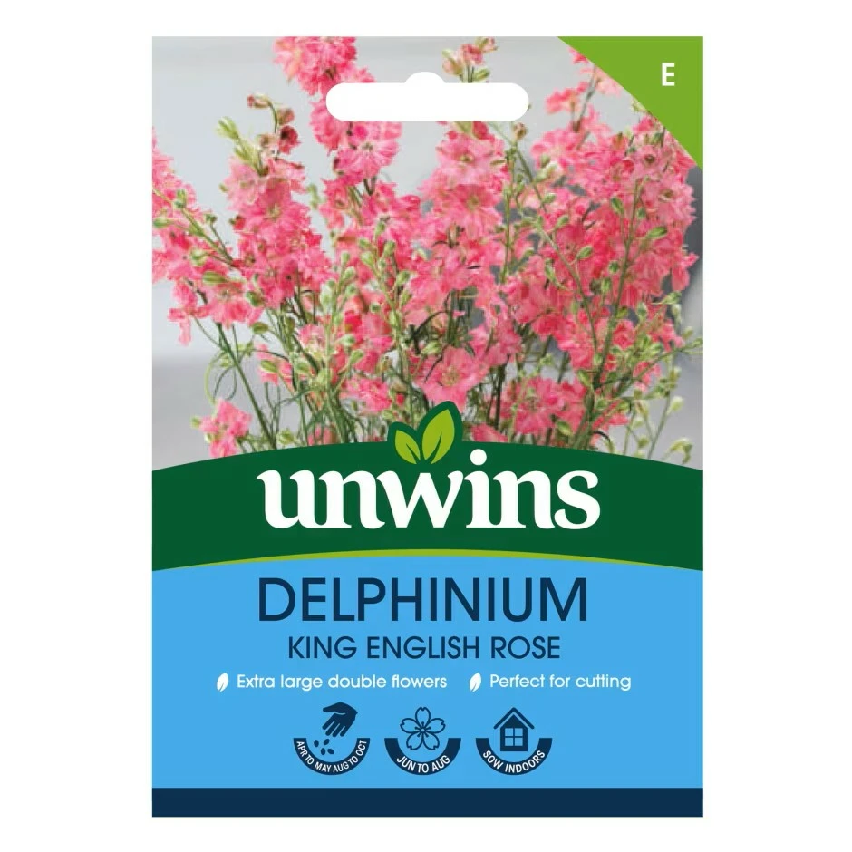 Delphinium King Scarlet (English Rose) - Jones Garden Centre