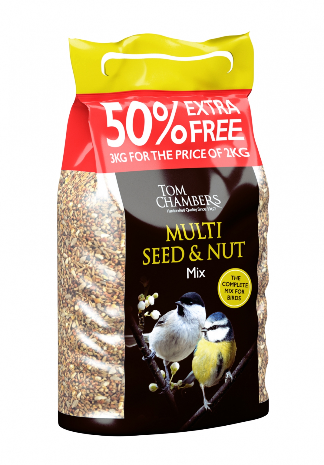 Multi Seed & Nut Mix 50% FOC 3kg - Jones Garden Centre