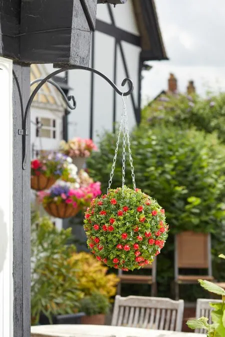 Red Rose Ball 30cm - Jones Garden Centre