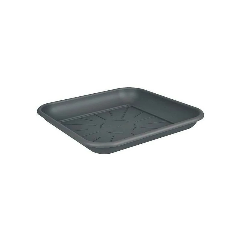 Universal Saucer Square 30Cm Anthracite - Jones Garden Centre